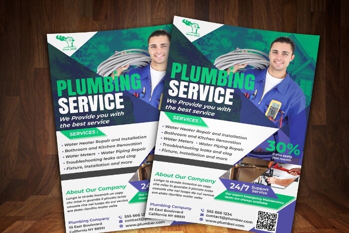 14 Great Flyer Examples for Your Plumbing Business