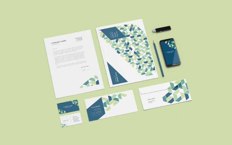5 Free Design Templates for Your Stationery Set