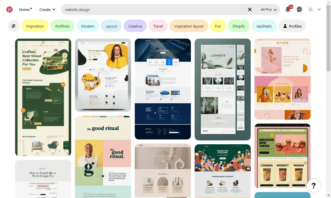 Find Your Web Design Inspiration: Sources & Examples