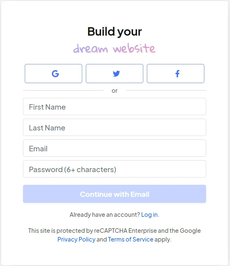 The Best Examples of Login & Registration Forms Designs