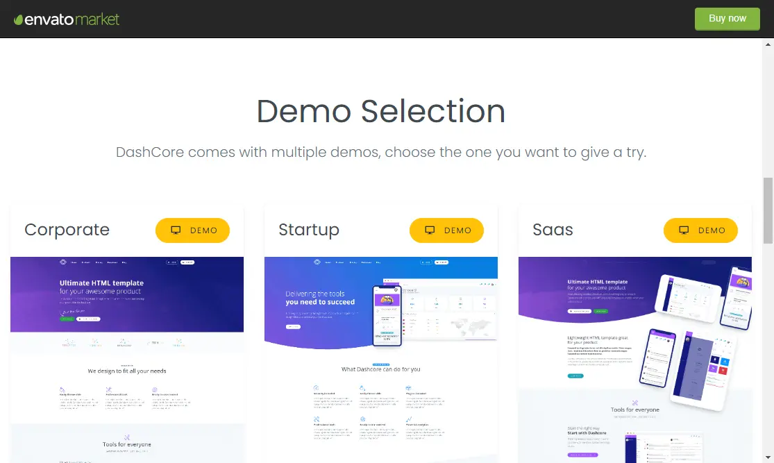 A Curated List of the Most Amazing Website Templates
