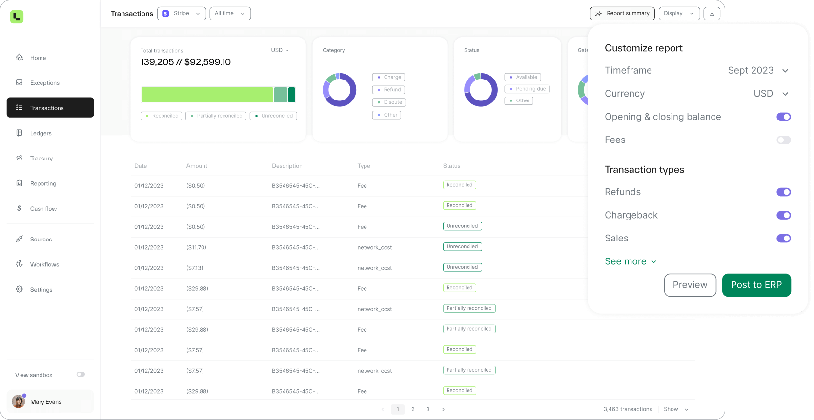 Real-Time Financial Reporting Software | Ledge