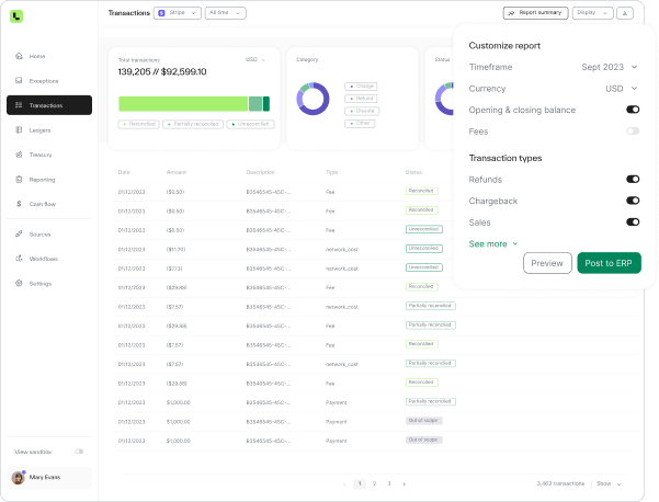 Real-Time Financial Reporting Software | Ledge