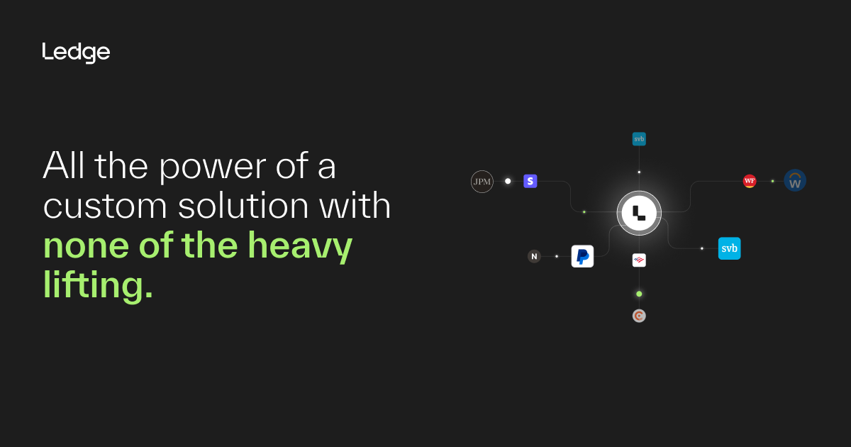 Seamlessly connect your entire finance stack | Ledge