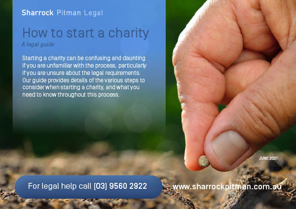 Checklist for starting a Charity or Not-For-Profit Organisation ...
