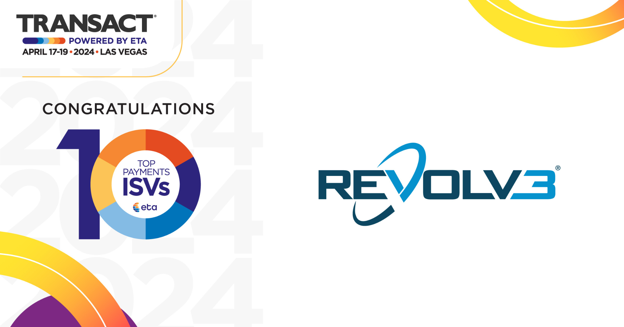Revolv3 Wins Award for Best ETA Top 10 Payments ISVs