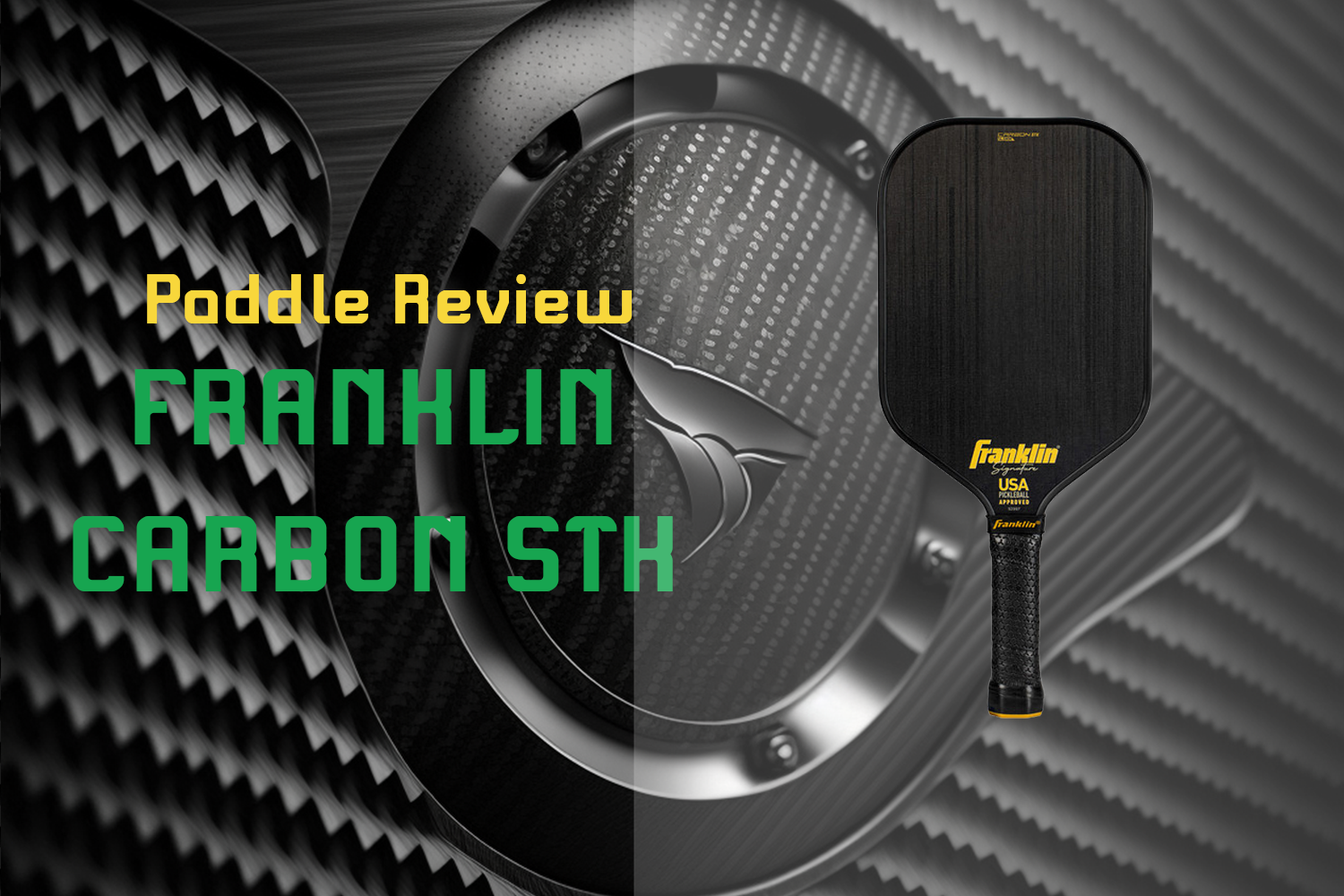Franklin Signature Carbon STK Pickleball Paddle Review Review | The ...