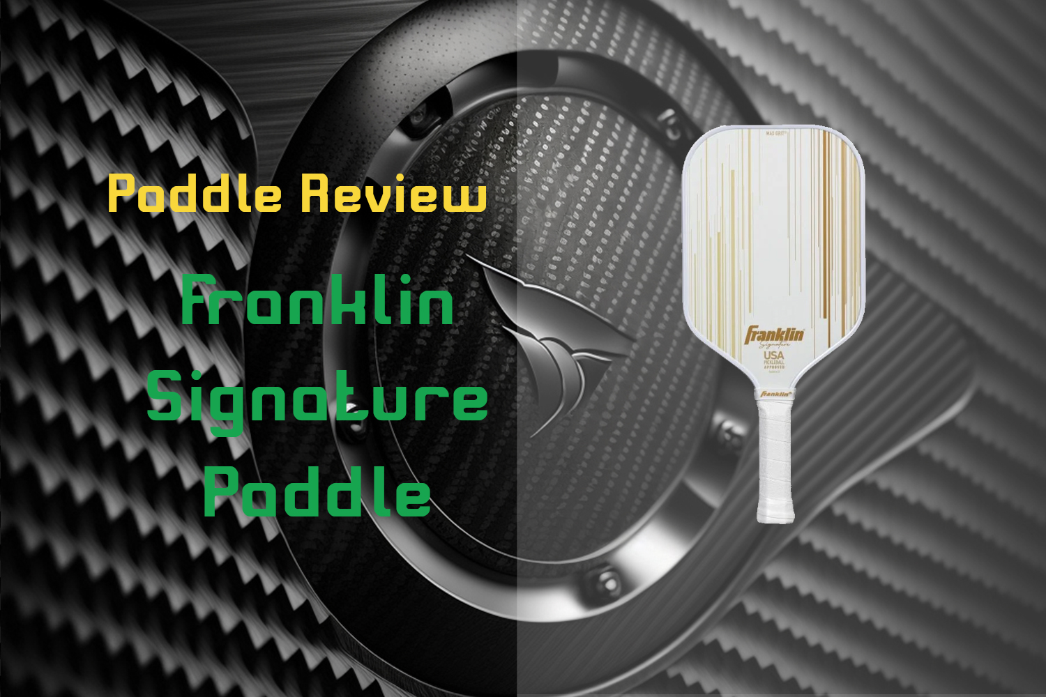 FRANKLIN BEN JOHNS SIGNATURE PICKLEBALL PADDLE Review | The Skilled Pickle
