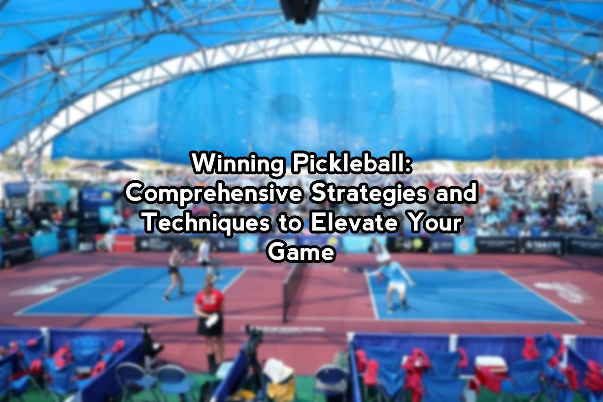 Winning Pickleball: Comprehensive Strategies and Techniques to Elevate ...