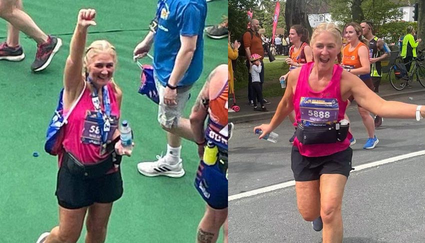 Amanda Perry Runs the Rob Burrow Marathon