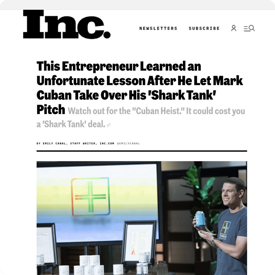 Cheers — As Seen on Shark Tank