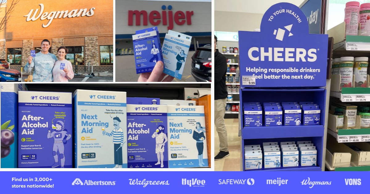 Find Cheers in over 5,000 retail locations nationwide!