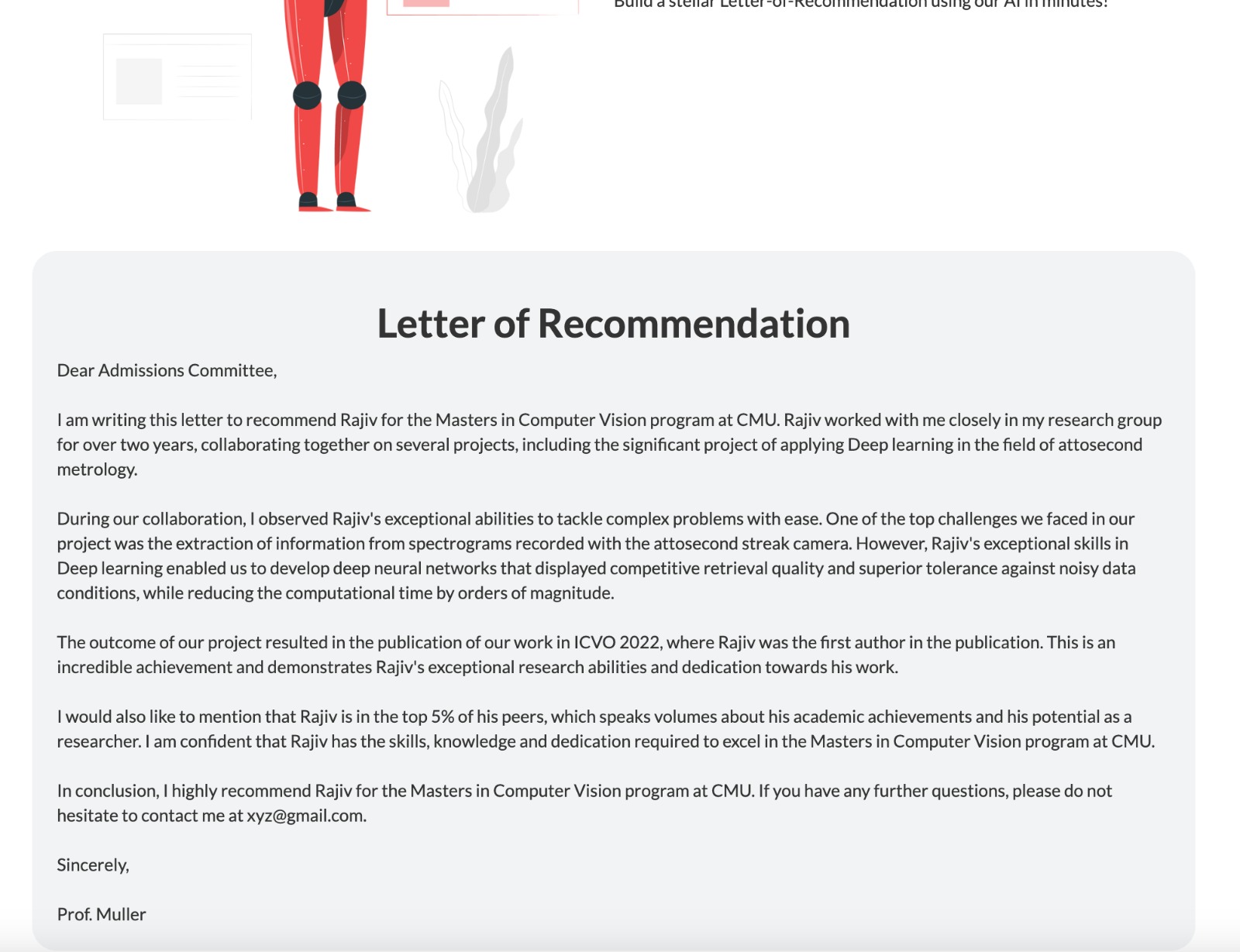 Why Settle for Templates? Use AI to Create Powerful Letter of ...