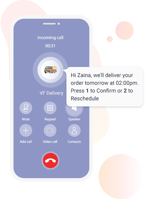Logistics & ValueFirst | CPaaS | Use-Cases