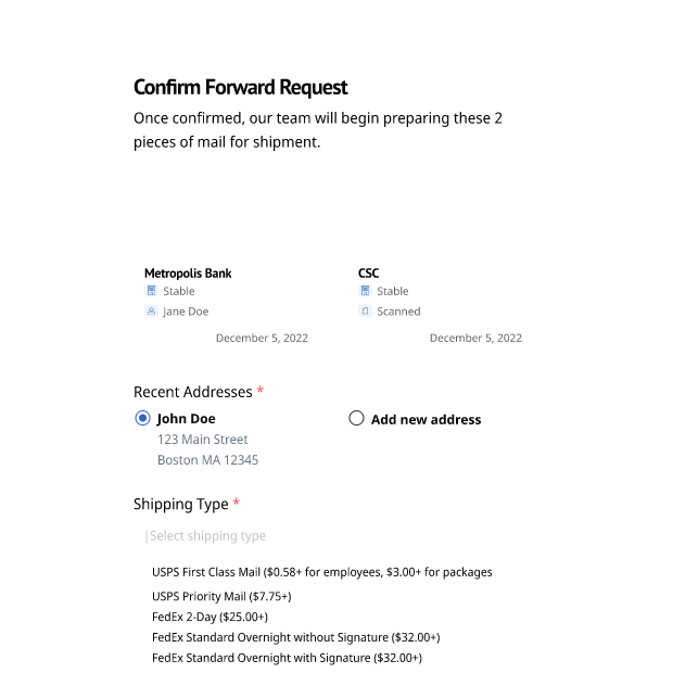 A virtual address & mailbox for business | Stable
