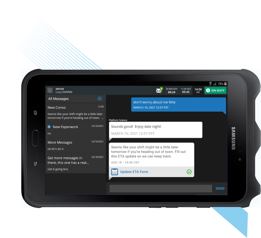PS Messages | Platform Science