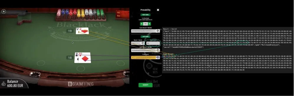 Provably Fair Gambling System, Algorithm | BGaming