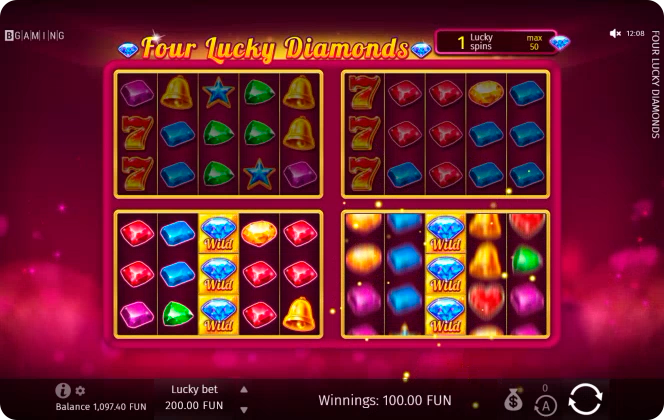 Four Lucky Diamonds – Review & Free Play | BGaming