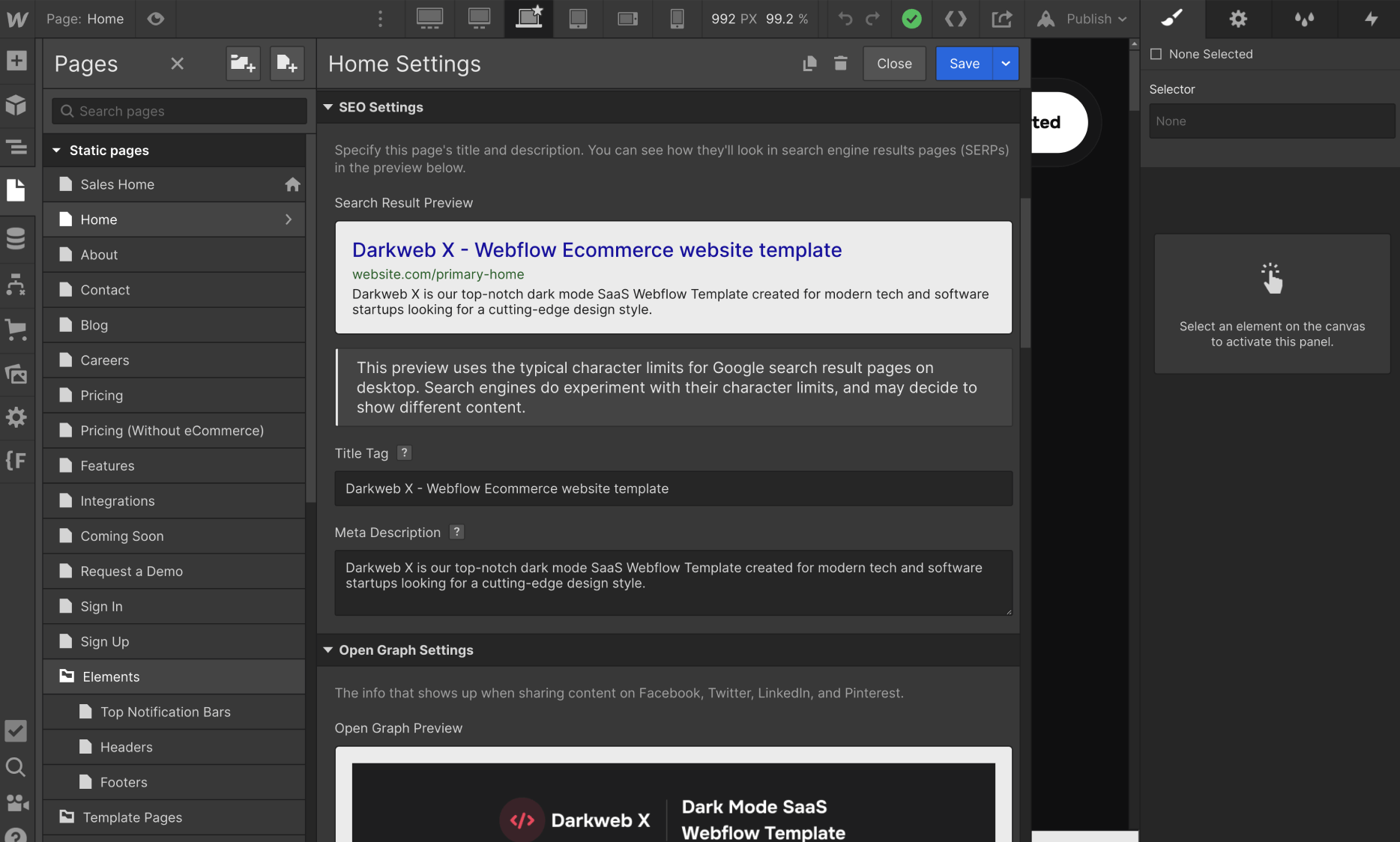 Start Here - Darkweb X - Webflow Ecommerce website template