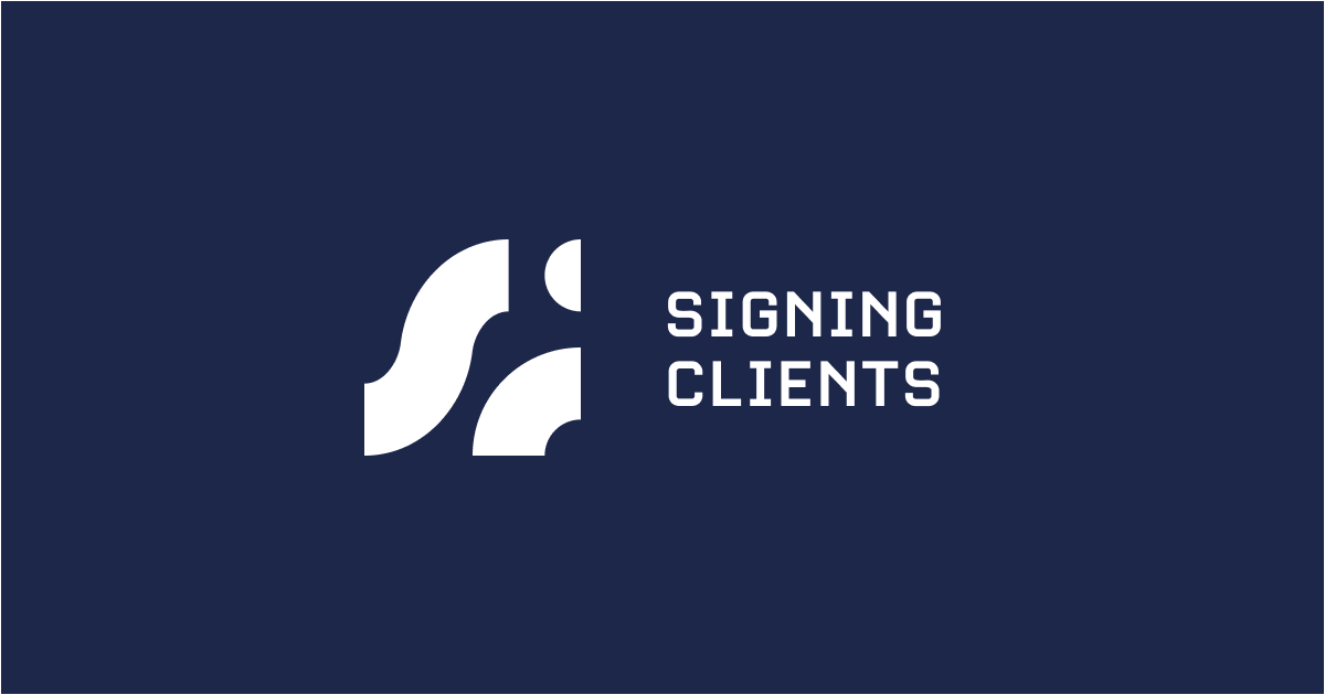 Signing Clients | Sign big clients with ease