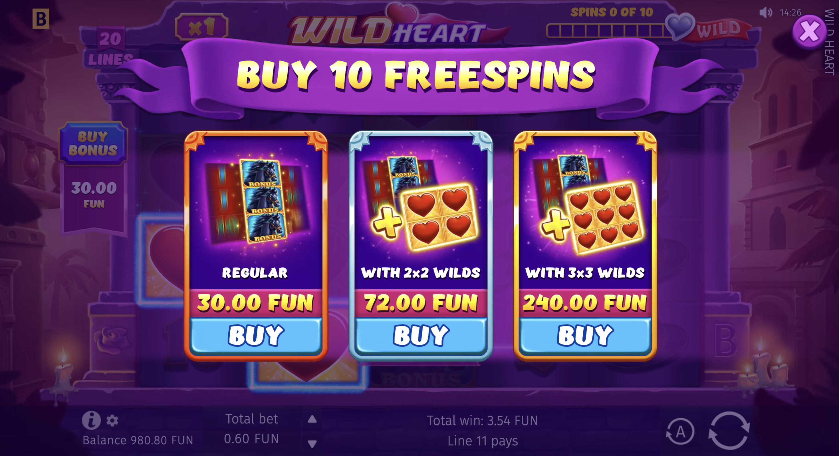 Wild Heart – Review & Free Play | BGaming