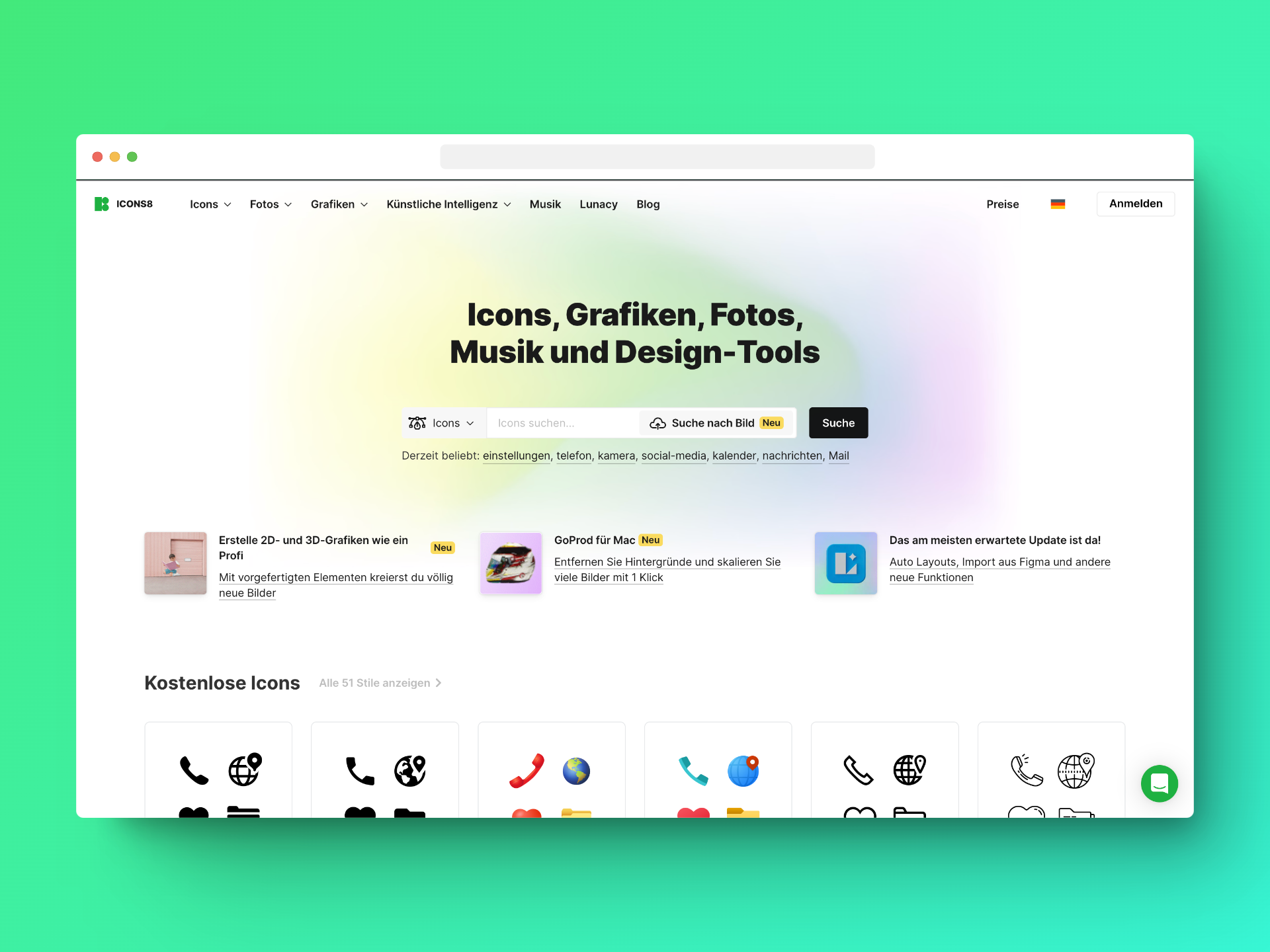 24 Modern Free Icon Sets for UI Design (June 2023)