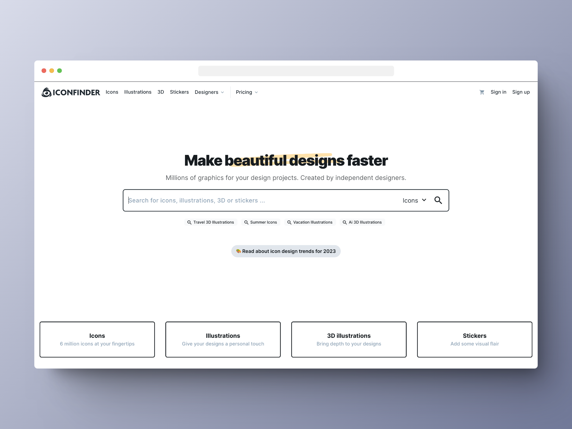 24 Modern Free Icon Sets for UI Design (June 2023)