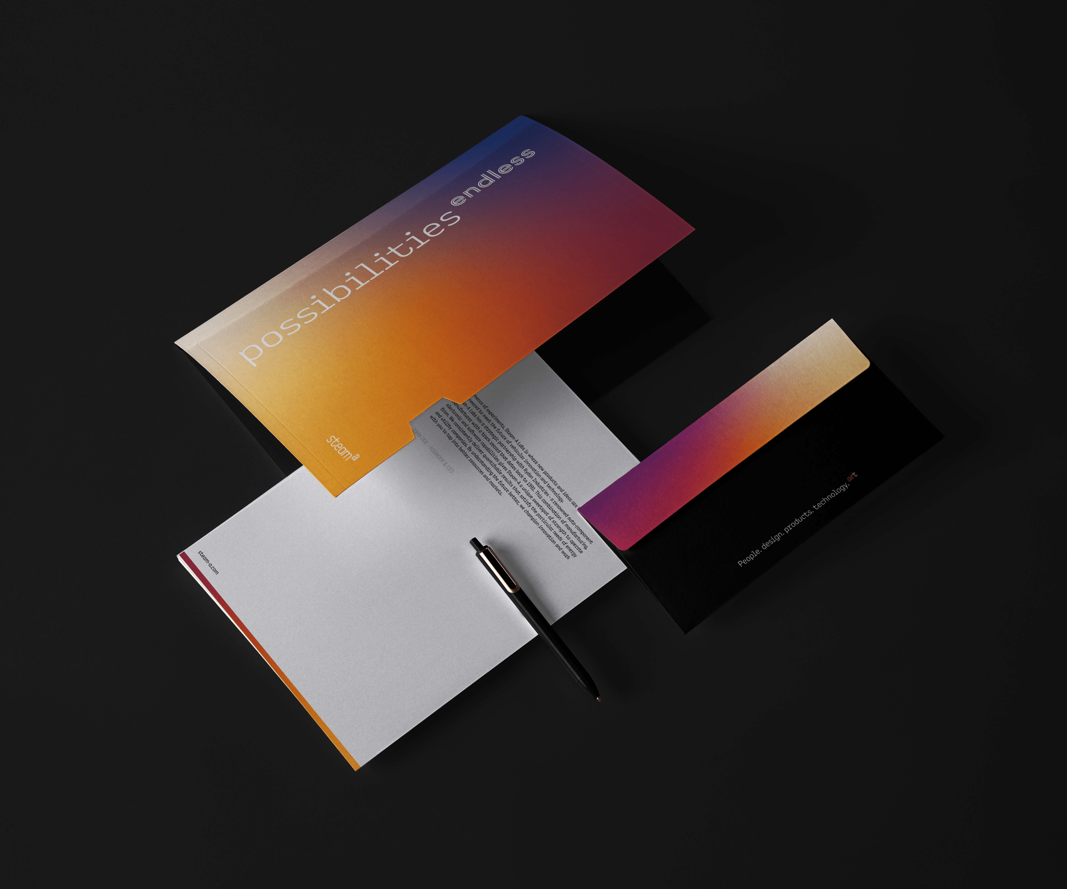 Steam-A | Cutting-edge brand identity case study by Parentheses Studio ...