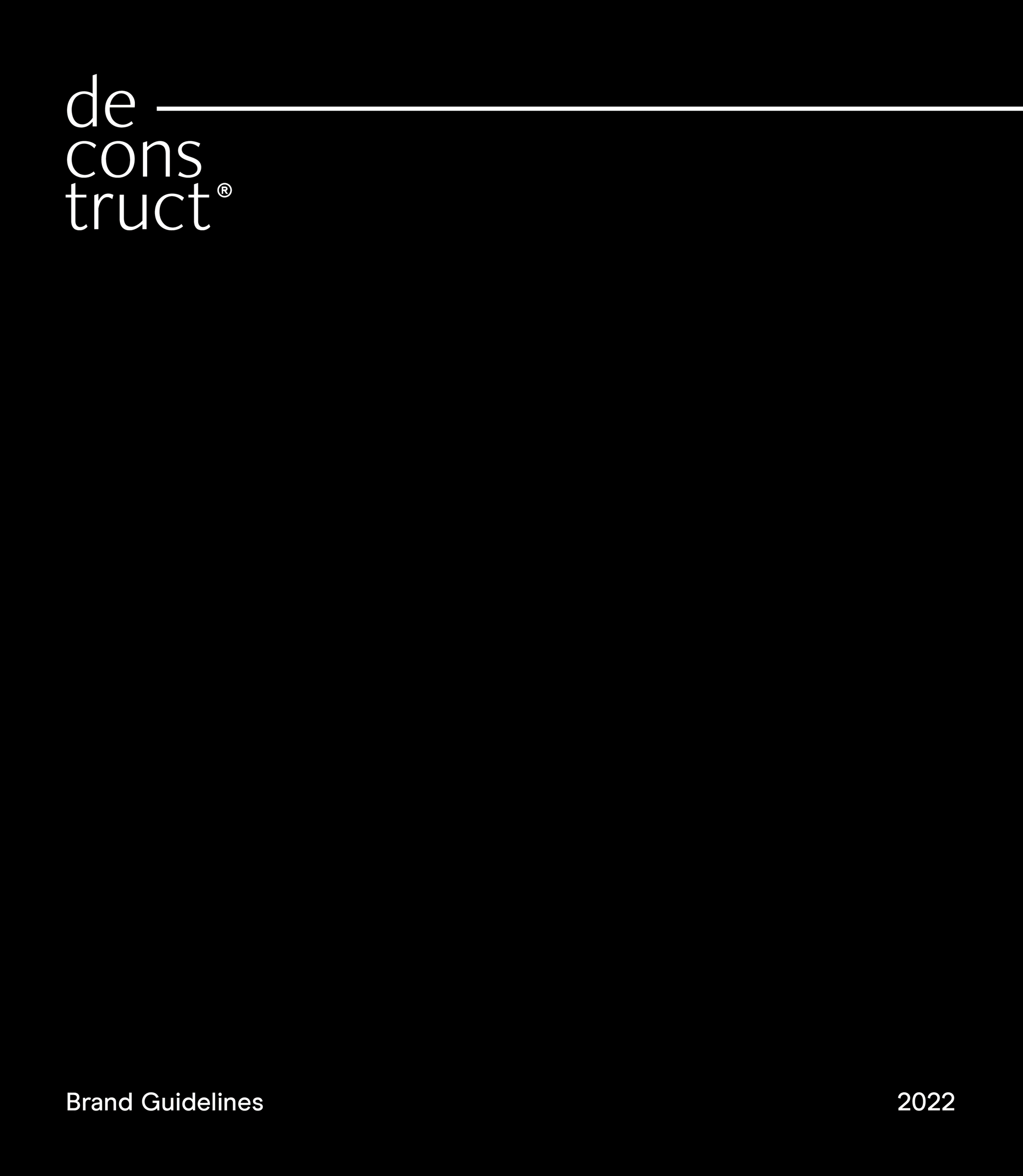 Deconstruct | Brand identity & packaging case study for a cosmetics and ...