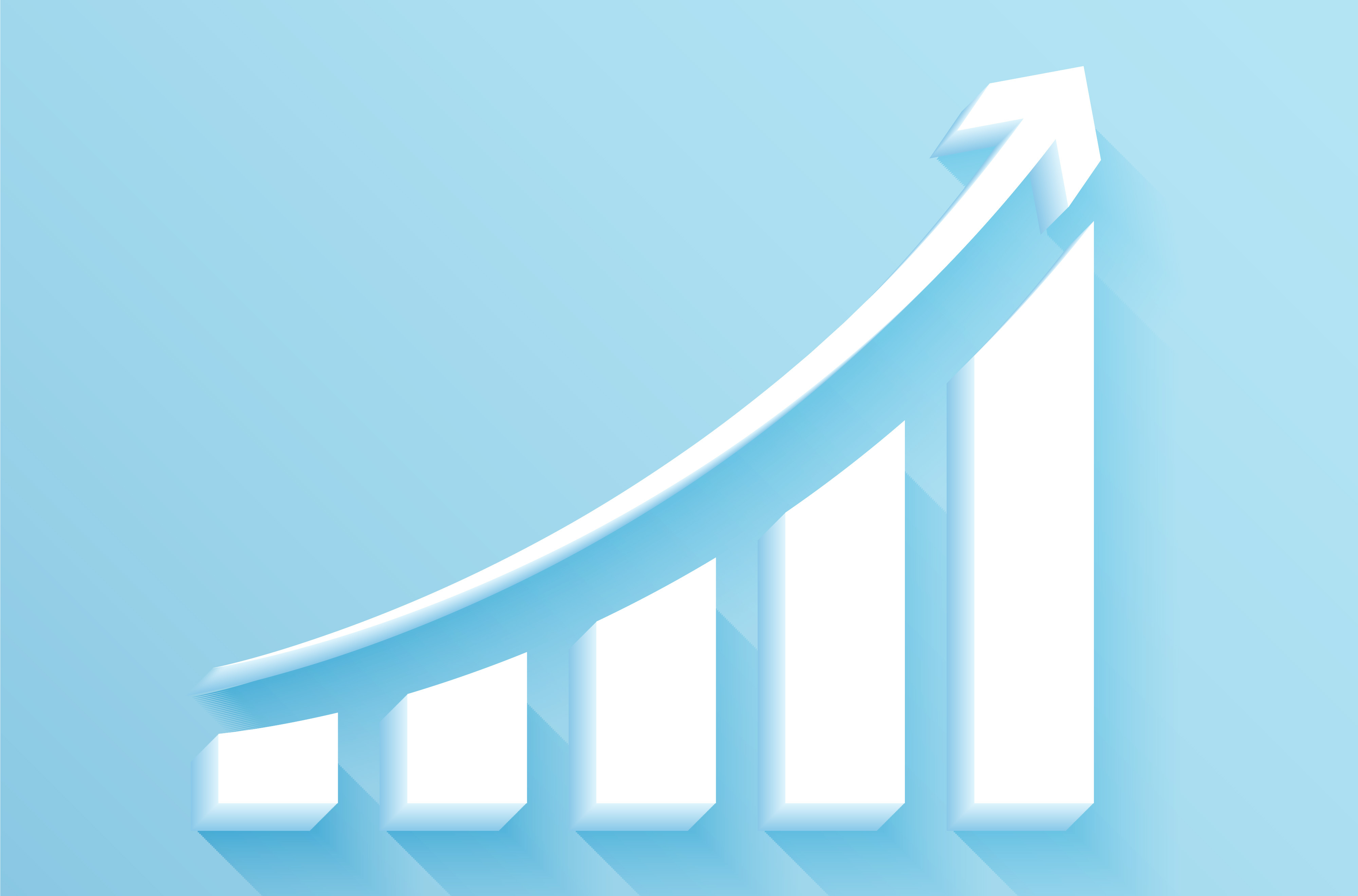 Exponential Growth Arrow