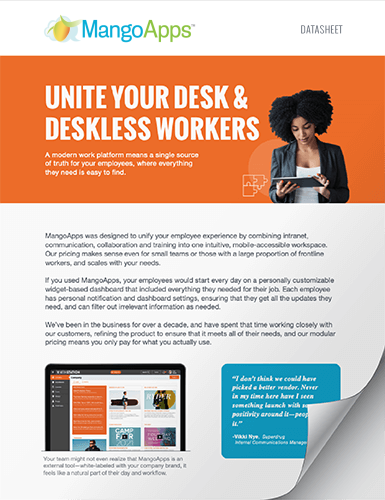 MangoApps Datasheet | MangoApps