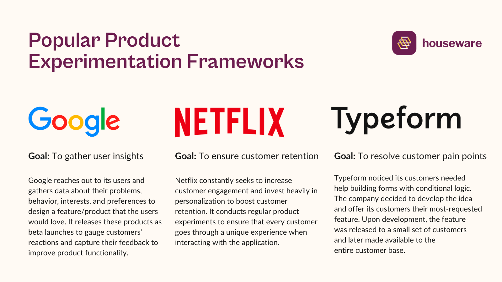 Product Experiment Template: A Guide [Free Template] | Blog | Houseware