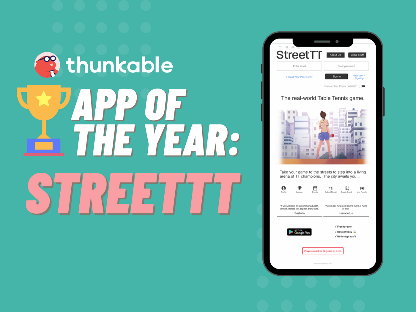 2021 Thunkable Apps of the Year