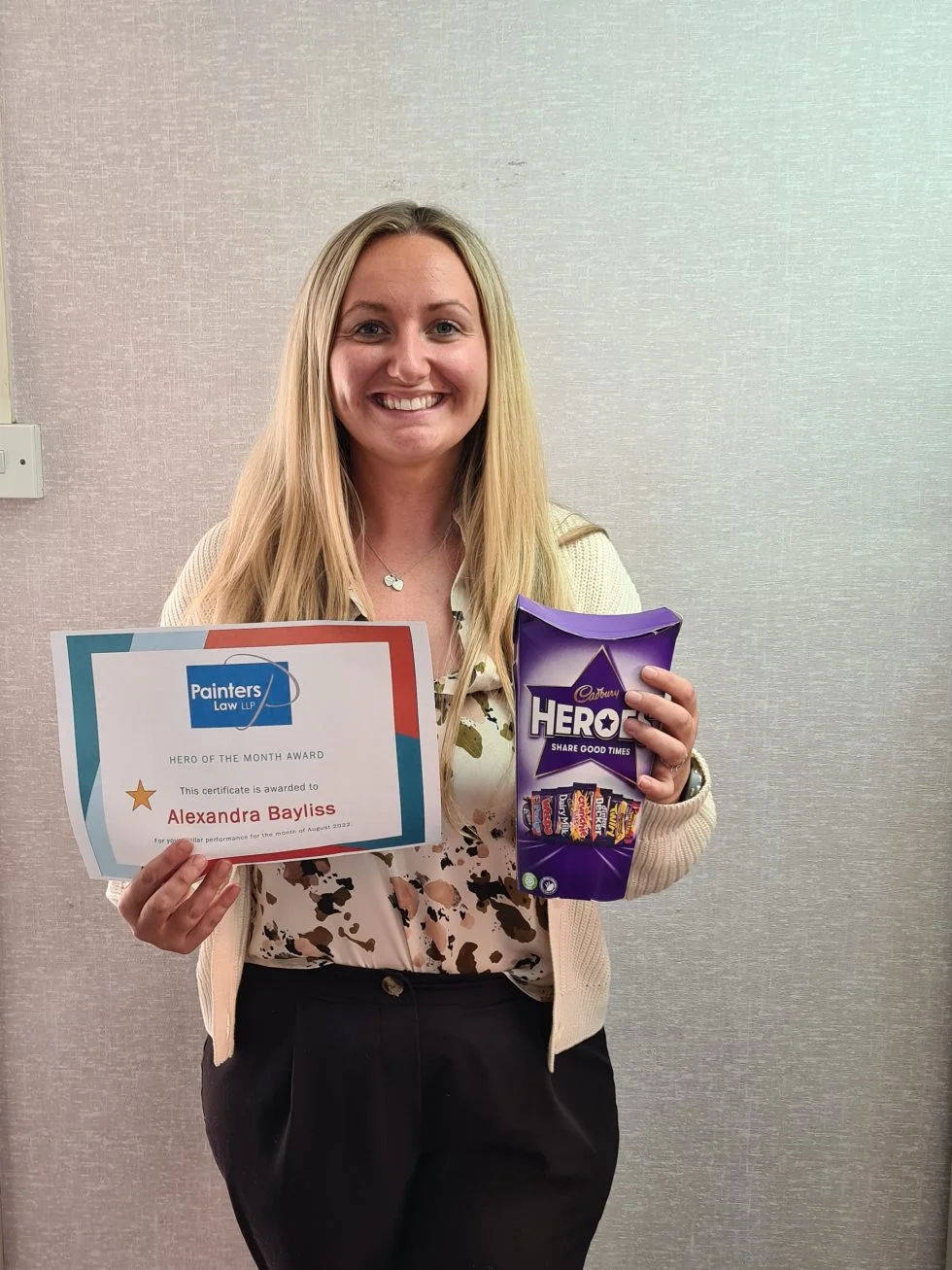 Hero of the Month for August (2022) | Painters Law LLP