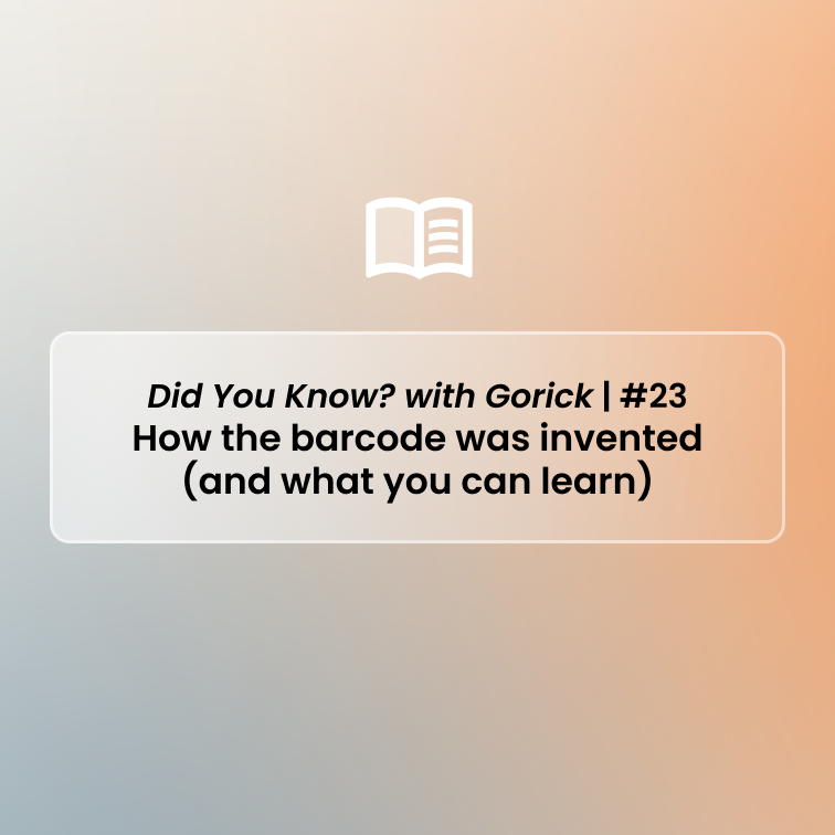 What the barcode’s 27-year journey can teach us about timing…