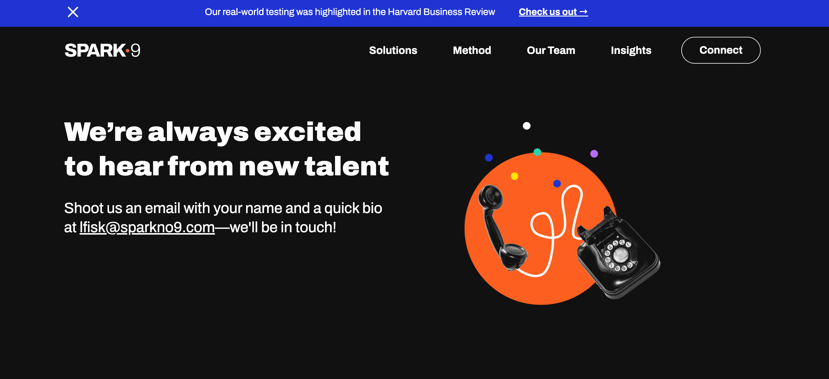 Spark No.9 | Careers At Spark