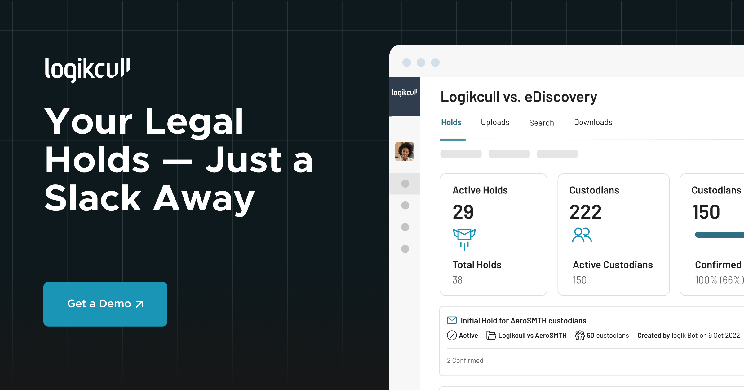 Track Legal Holds in Slack | Logikcull