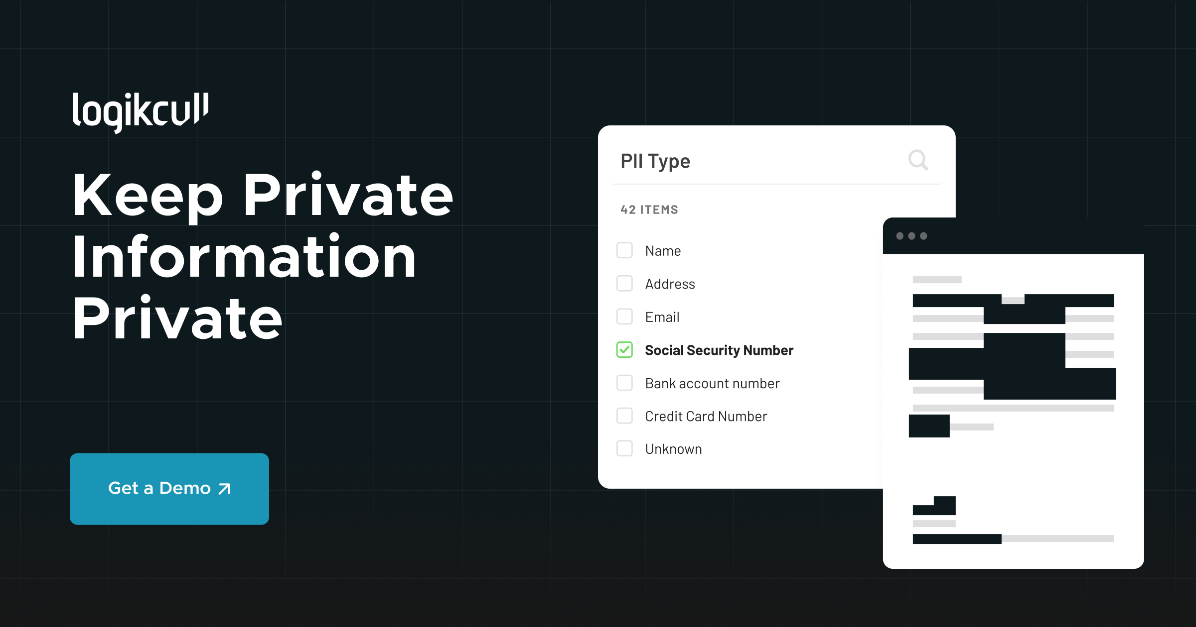 PII Detection and Redaction Software | Logikcull