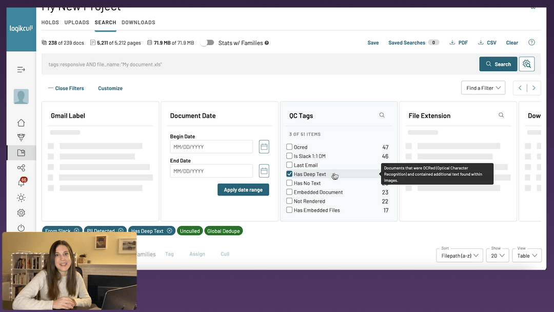 Track Legal Holds in Slack | Logikcull