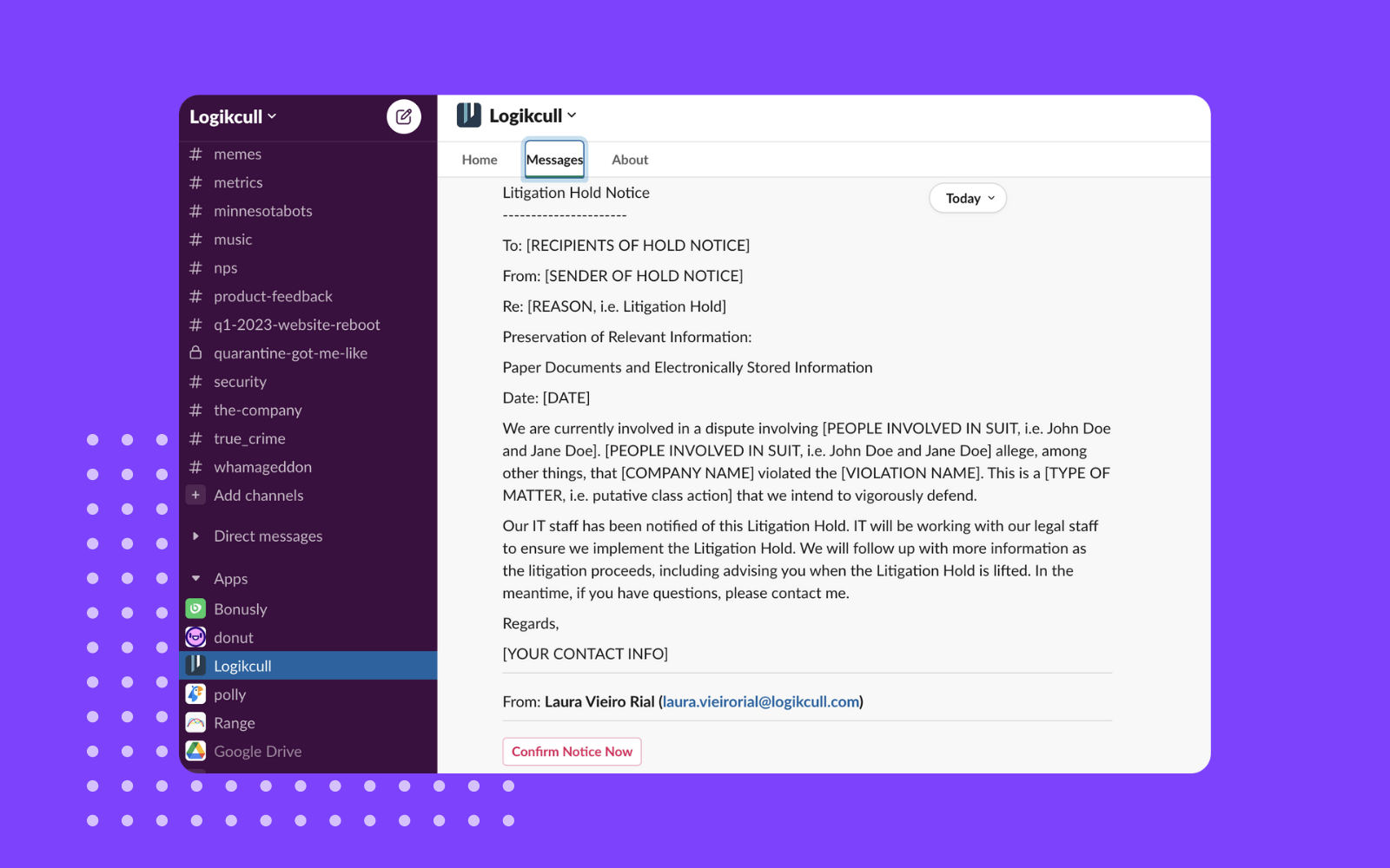 Want Safer, More Reliable Hold Notices? Time to Pick Up Some Slack