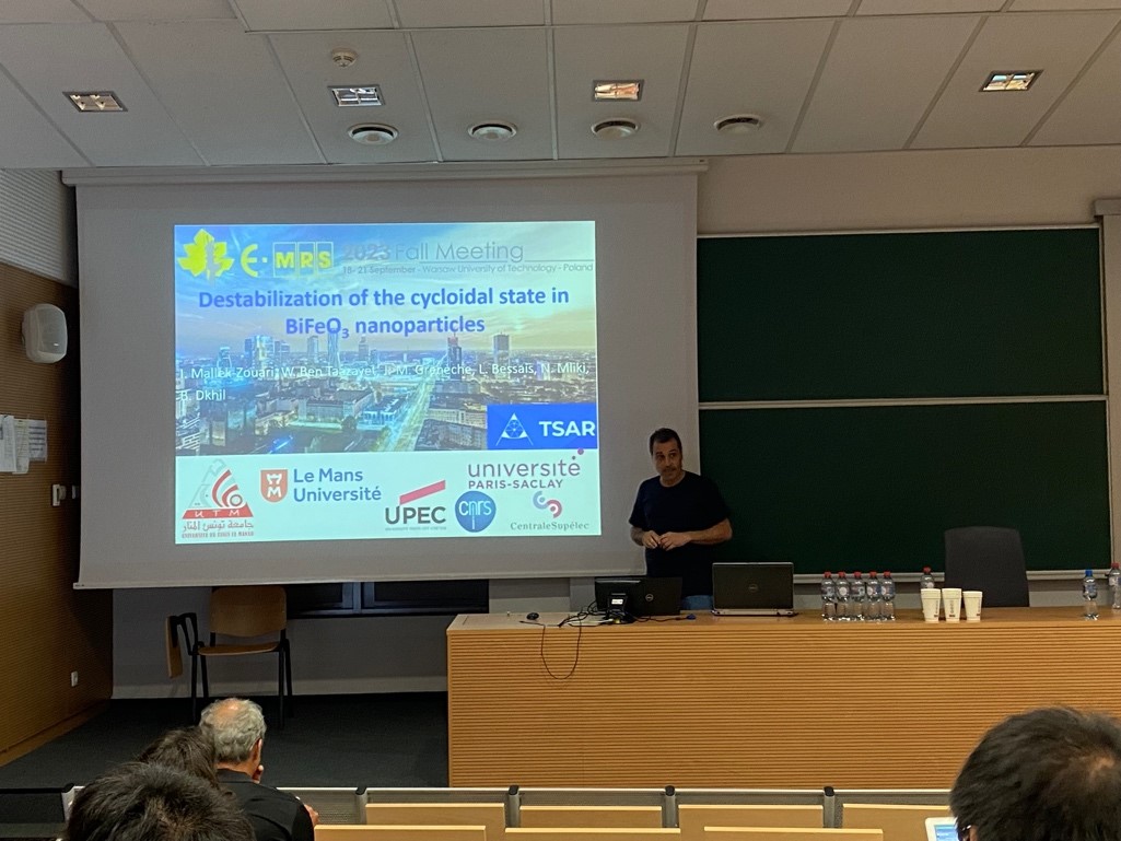 TSAR - TSAR at EMRS 2023 Fall Meeting in Warsaw