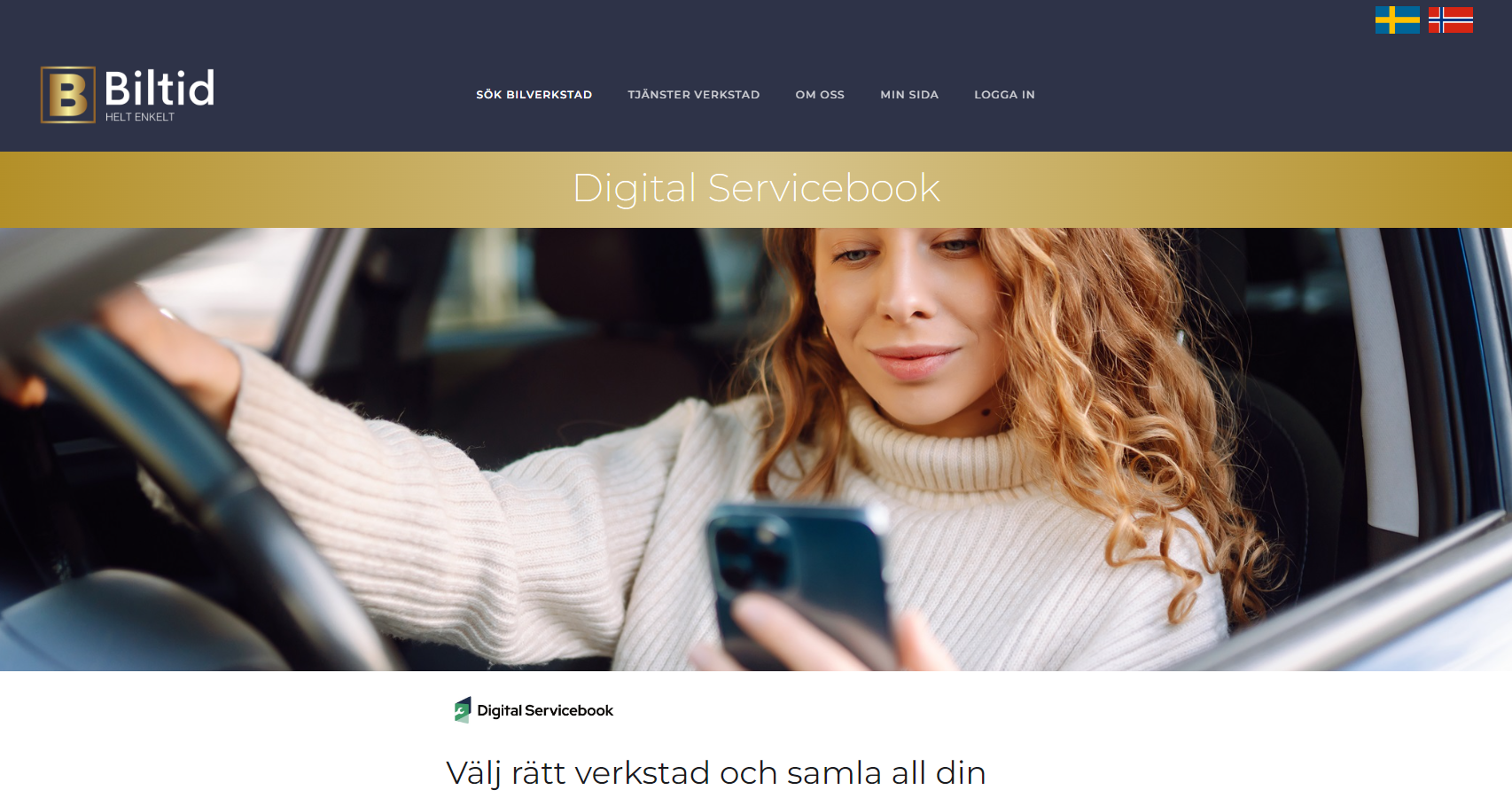 Digital Servicebok | Gratis verktyg för bilägare | Biltid