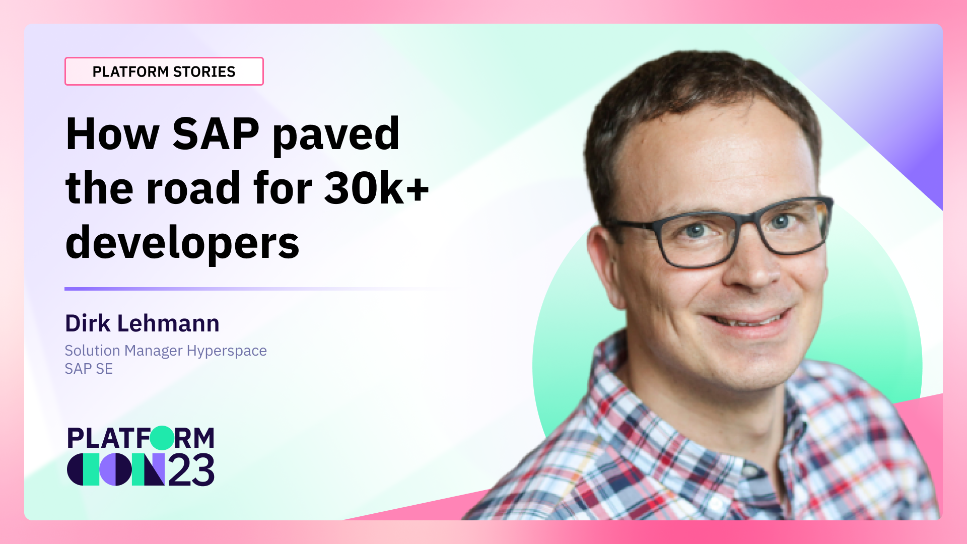 How SAP paved the road for 30k+ developers