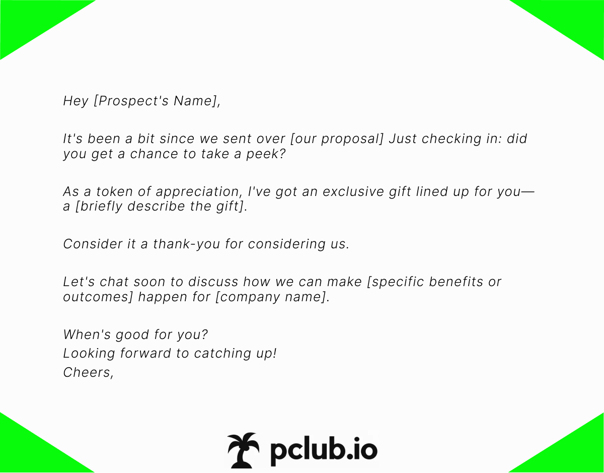 How To Follow Up On a Sales Proposal (The Right Way) | pclub.io