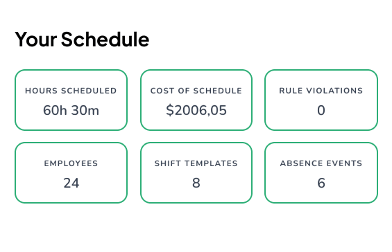 Shiftparade - Free Excel template & Auto-scheduler
