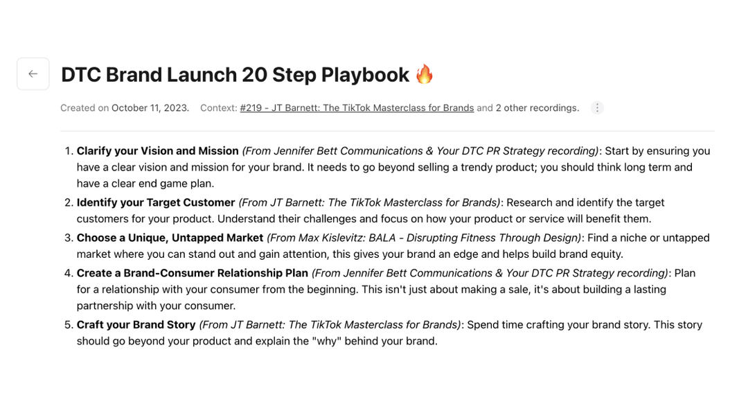 Castmagic Features - 10x Audio Content With AI