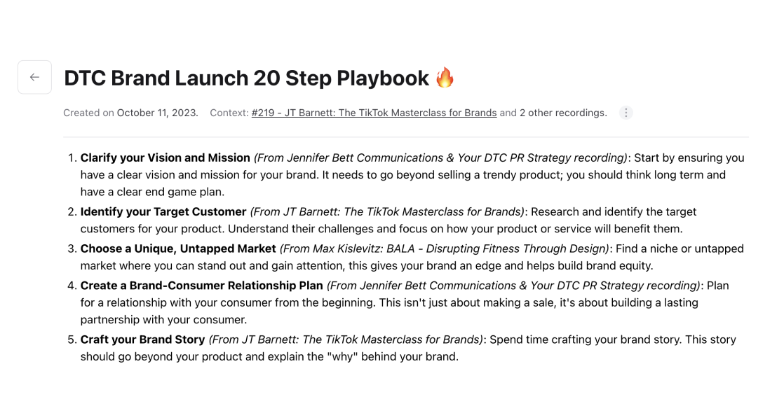 Castmagic Features - 10x Audio Content With AI