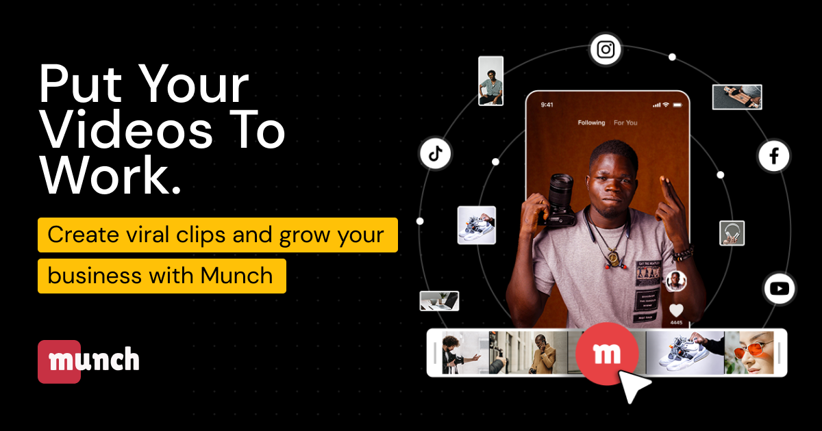 Meet Munch - The #1 AI Video Repurposing Platform.