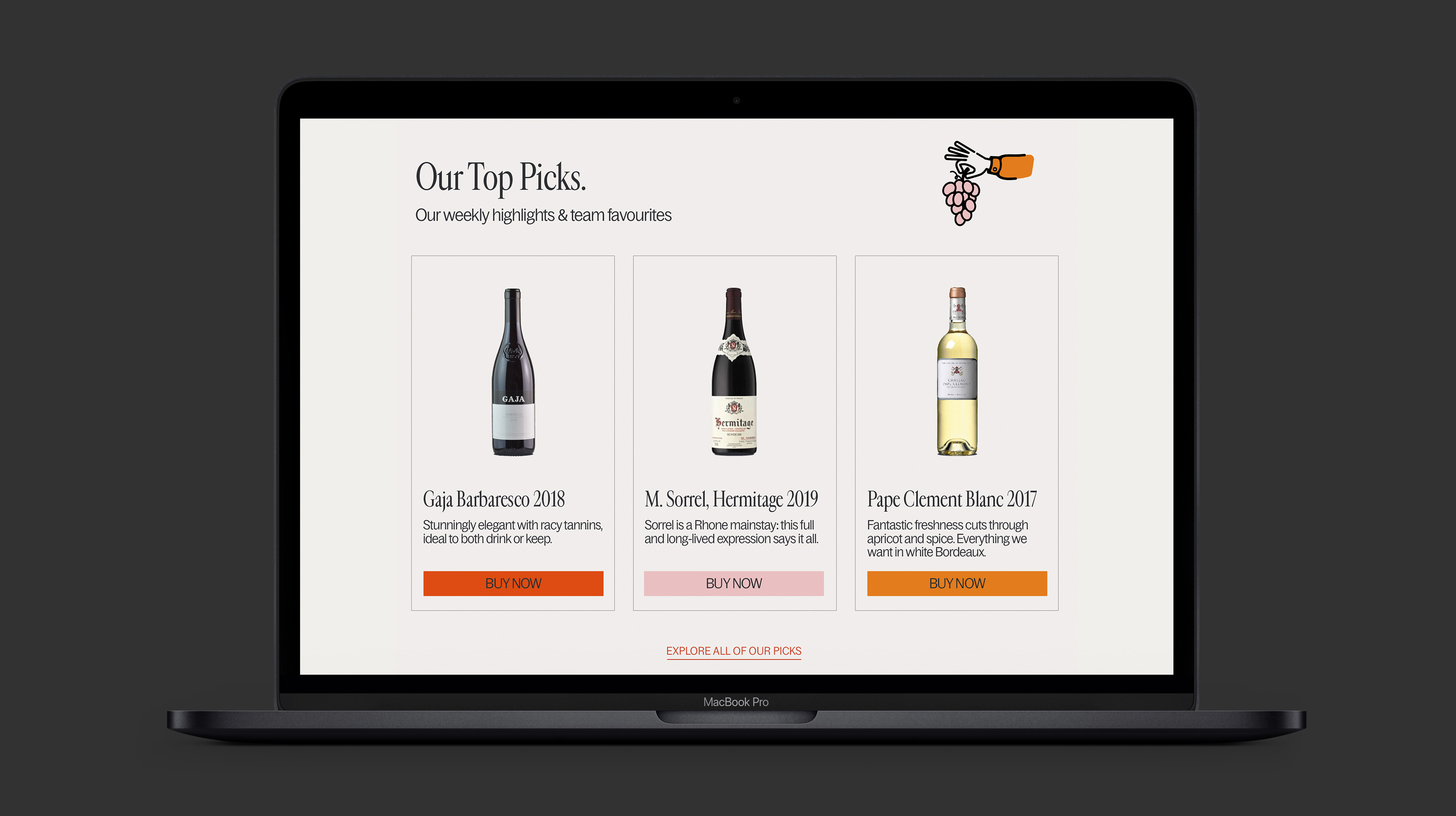 Refreshing wine investment branding | Beach