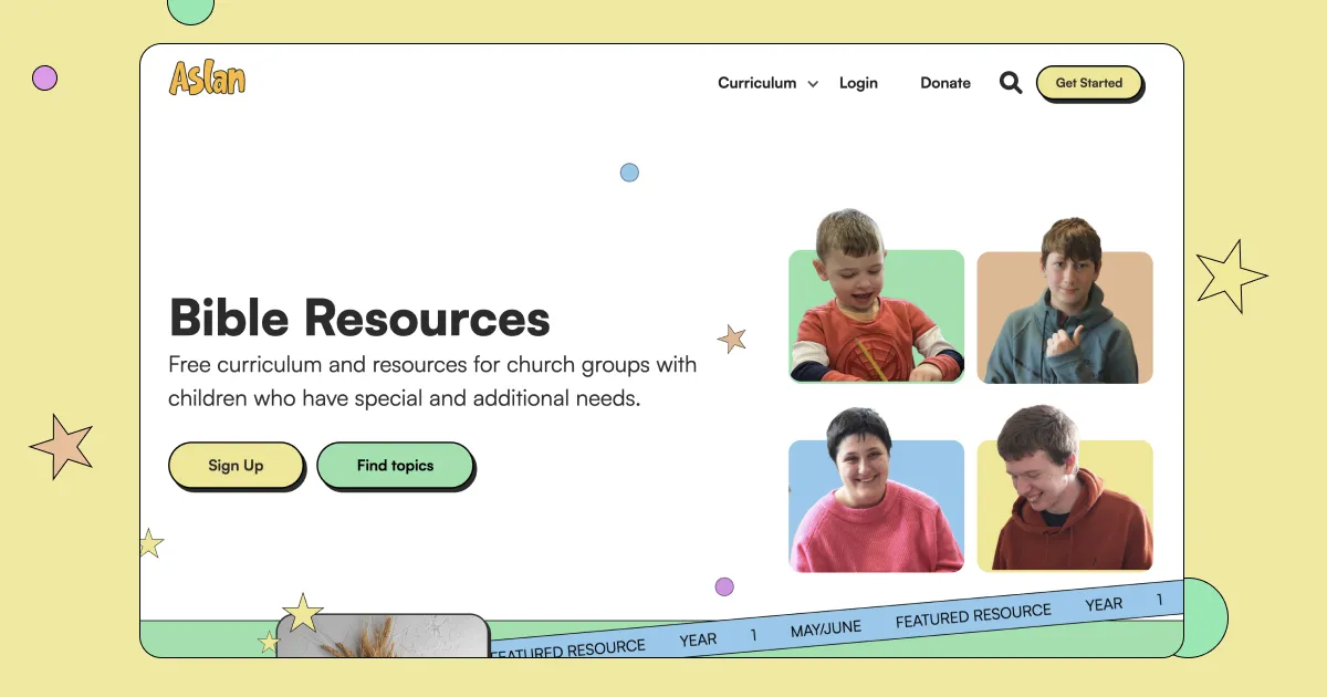 Aslan Bible Resources for SEN